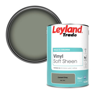 Leyland Trade Vinyl Soft Sheen Walls & Ceilings Emulsion Paint Cement ...