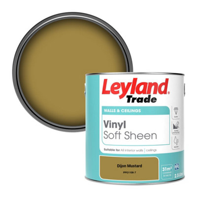 Leyland Trade Vinyl Soft Sheen Walls & Ceilings Emulsion Paint Dijon ...