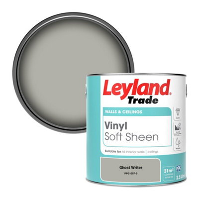 Leyland Trade Vinyl Soft Sheen Walls & Ceilings Emulsion Paint Ghost ...