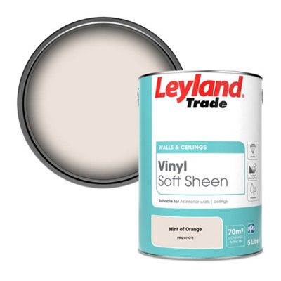 Leyland Trade Vinyl Soft Sheen Walls & Ceilings Emulsion Paint Hint of ...