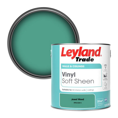 Leyland Trade Vinyl Soft Sheen Walls & Ceilings Emulsion Paint Jewel ...