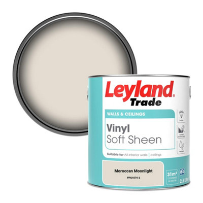 Leyland Trade Vinyl Soft Sheen Walls & Ceilings Emulsion Paint Moroccan ...