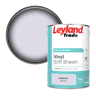 Leyland Trade Vinyl Soft Sheen Walls & Ceilings Emulsion Paint Orchid ...