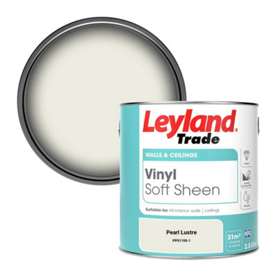 Leyland Trade Vinyl Soft Sheen Walls & Ceilings Emulsion Paint Pearl ...