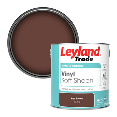 LEYLAND TRADE VINYL SOFT SHEEN WALLS & CEILINGS EMULSION PAINT RED ...