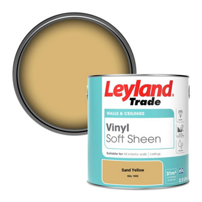 Leyland Trade Vinyl Soft Sheen Walls & Ceilings Emulsion Paint Sand ...
