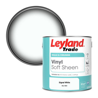 Leyland Trade Vinyl Soft Sheen Walls & Ceilings Emulsion Paint Signal ...