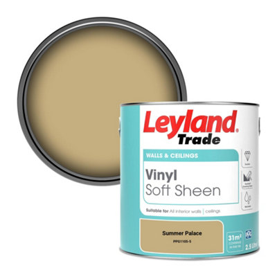 Leyland Trade Vinyl Soft Sheen Walls & Ceilings Emulsion Paint Summer ...