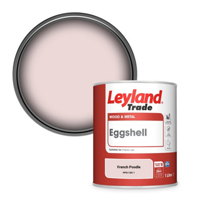 Leyland Trade Wood & Metal Eggshell Paint French Poodle (PPG1185-1) 1L