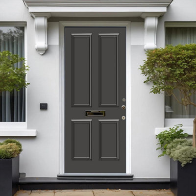 Leyland Trade Wood & Metal Eggshell Paint Grey Brown (RAL 8019) 1L