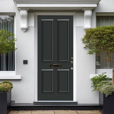 Leyland Trade Wood & Metal Eggshell Paint Jet Black (RAL 9005) 1L