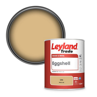 Leyland Trade Wood & Metal Eggshell Paint Lira (PPG12-06) 1L