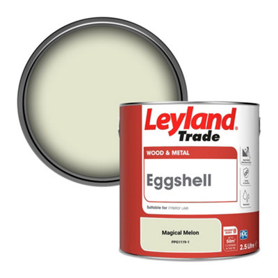 Leyland Trade Wood & Metal Eggshell Paint Magical Melon (PPG1119-1) 2.5L