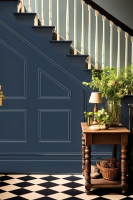 Leyland Trade Wood & Metal Eggshell Paint Midnight Blue (20C40) 1L