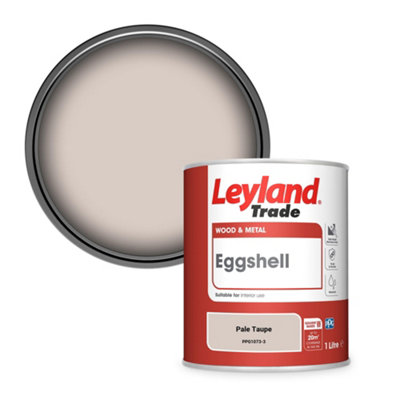Leyland Trade Wood & Metal Eggshell Paint Pale Taupe (PPG1073-3) 1L