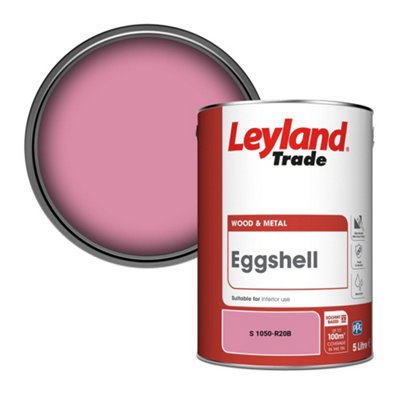 Leyland Trade Wood & Metal Eggshell Paint (S 1050-R20B) 5L