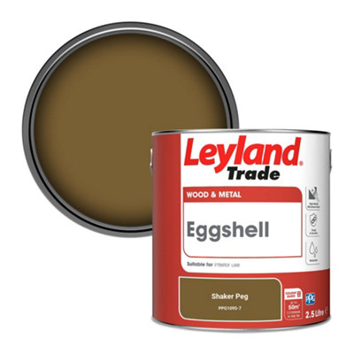 Leyland Trade Wood & Metal Eggshell Paint Shaker Peg (PPG1095-7) 2.5L