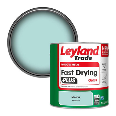 Leyland Trade Wood & Metal Fast Drying PLUS Gloss Paint Minerva ...