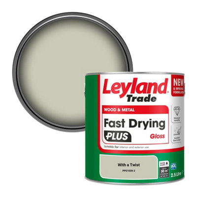 Leyland Trade Wood & Metal Fast Drying PLUS Gloss Paint With a Twist ...