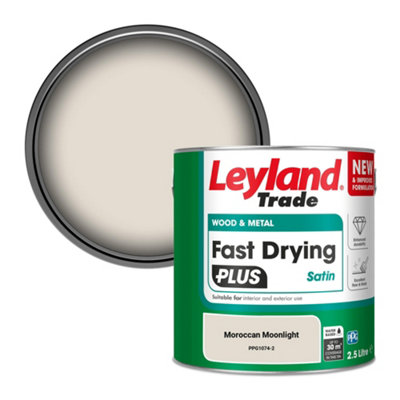 Leyland Trade Wood & Metal Fast Drying PLUS Satin Paint Moroccan ...