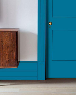 Leyland Trade Wood & Metal Fast Drying PLUS Satin Paint Nanking Blue ...