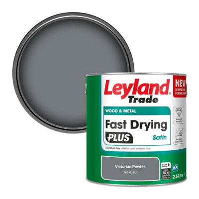 Leyland Trade Wood & Metal Fast Drying PLUS Satin Paint Victorian ...