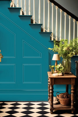 Leyland Trade Wood & Metal High Gloss Paint Bimini Blue (PPG1235-7) 1L