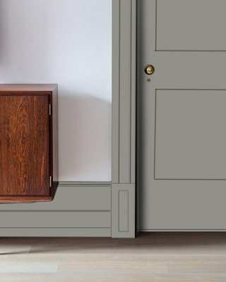 Leyland Trade Wood & Metal High Gloss Paint Hurricane Grey (10A07) 1L