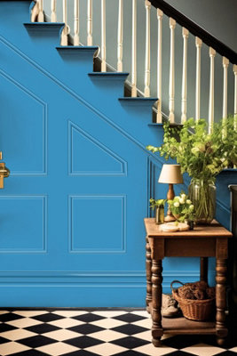 Leyland Trade Wood & Metal High Gloss Paint Light Blue (RAL 5012) 1L