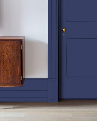 Leyland Trade Wood & Metal High Gloss Paint Night Blue (RAL 5022) 1L