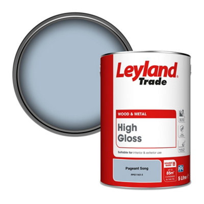 Leyland Trade Wood & Metal High Gloss Paint Pageant Song (PPG1163-3) 5L