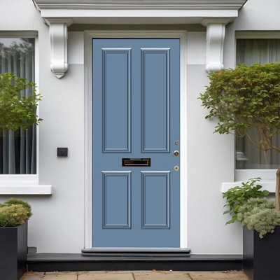 Leyland Trade Wood & Metal High Gloss Paint Pigeon Blue (RAL 5014) 1L