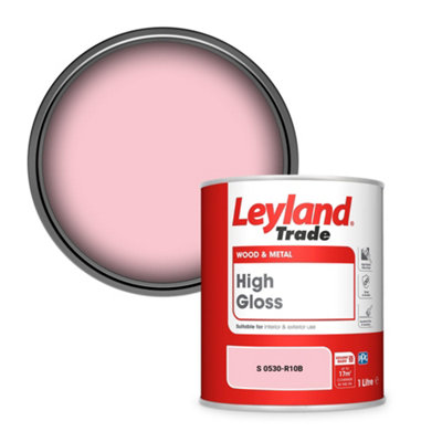Leyland Trade Wood & Metal High Gloss Paint (S 0530-R10B) 1L