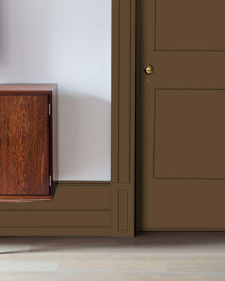 Leyland Trade Wood & Metal High Gloss Paint Saddle Brown (08C39) 1L