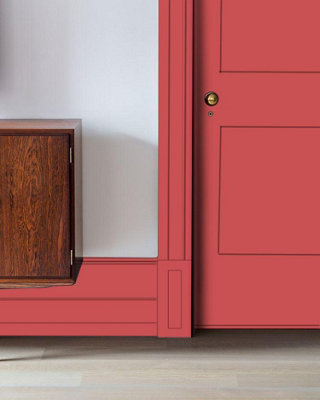 Leyland Trade Wood & Metal High Gloss Paint Strawberry Red (RAL 3018) 1L