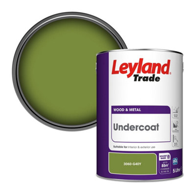 Leyland Trade Wood & Metal Undercoat Paint (3060-G40Y) 5L