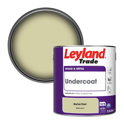 Leyland Trade Wood & Metal Undercoat Paint Barley Dust (PPG1116-4) 2.5L