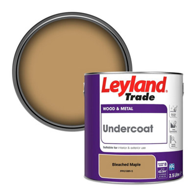 Leyland Trade Wood & Metal Undercoat Paint Bleached Maple (PPG1089-5) 2.5L