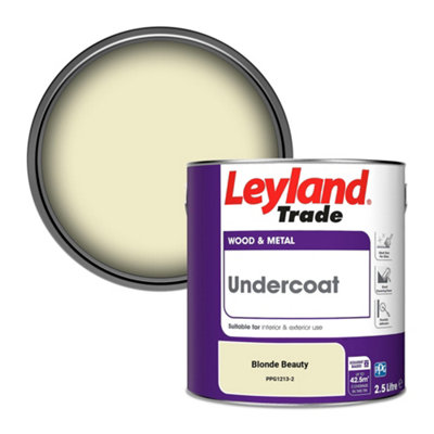 Leyland Trade Wood & Metal Undercoat Paint Blonde Beauty (PPG1213-2) 2.5L