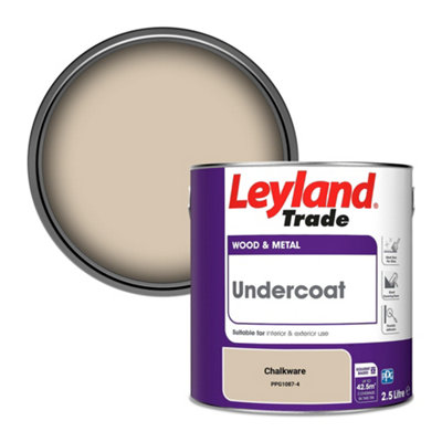 Leyland Trade Wood & Metal Undercoat Paint Chalkware (PPG1087-4) 2.5L