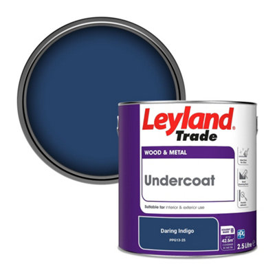 Leyland Trade Wood & Metal Undercoat Paint Daring Indigo (PPG13-25) 2.5L