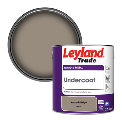 Leyland Trade Wood & Metal Undercoat Paint Kashmir Beige (08B21) 2.5L