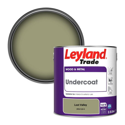 Leyland Trade Wood & Metal Undercoat Paint Lost Valley (PPG1123-5) 2.5L
