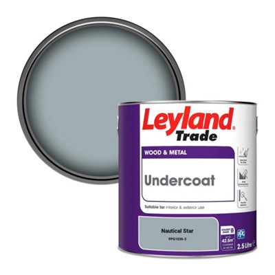 Leyland Trade Wood & Metal Undercoat Paint Nautical Star (PPG1036-3) 2.5L