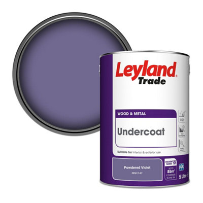 Leyland Trade Wood & Metal Undercoat Paint Powdered Violet (PPG17-07) 5L