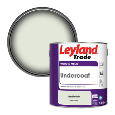 Leyland Trade Wood & Metal Undercoat Paint Really Rain (PPG1115-1) 2.5L