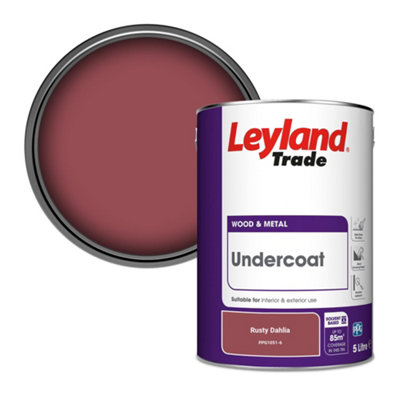 Leyland Trade Wood & Metal Undercoat Paint Rusty Dahlia (PPG1051-6) 5L
