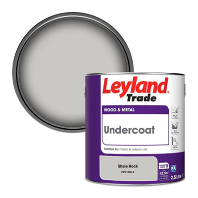 Leyland Trade Wood & Metal Undercoat Paint Shale Rock (PPG1002-3) 2.5L