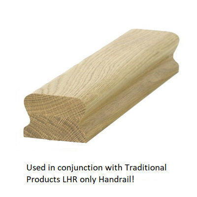 LHR Brushed Nickel Handrail End Cap 2 Pack - Traditional Products Ltd