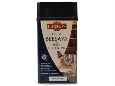 Liberon 003865 Beeswax Liquid Antique Pine 1 litre LIBBLAP1L | DIY at B&Q